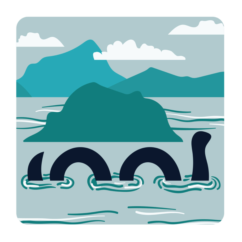 Nessie - Coaster (pack size = x 6) - Smiling Faces Trade